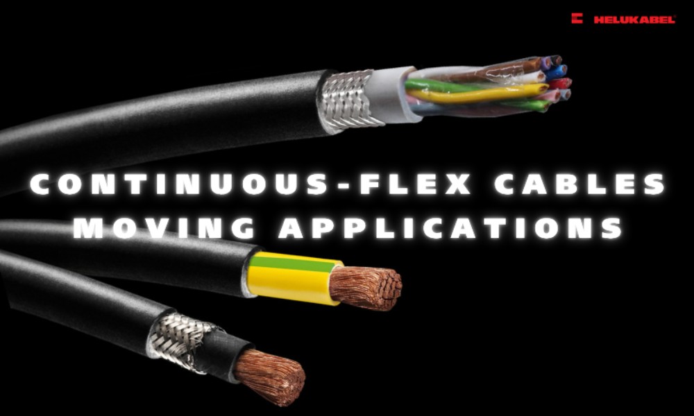 HELUKABEL flexible cables for continuous motion applications